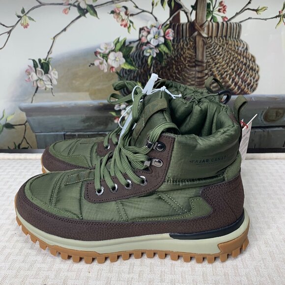 Pajar | Shoes | Pajar Canada Mens Size 9 Green Brown Waterproof Winter ...
